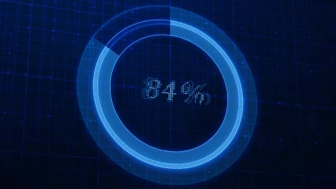 Moving circle blue color waiting loading... | Stock Video | Pond5