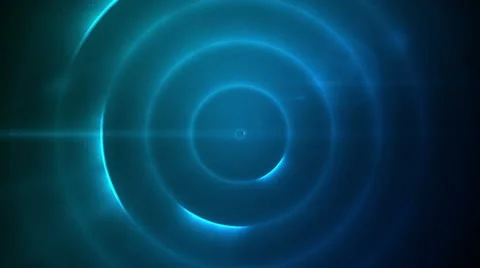 Moving circle of flashing blue lights | Stock Video | Pond5