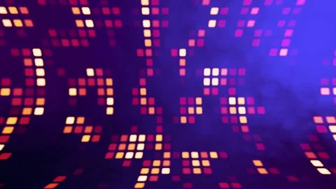 Moving colorful disco digital background | Stock Video | Pond5