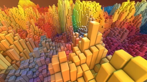 Voxel Map Stock Footage ~ Royalty Free Stock Videos | Pond5