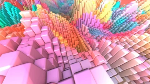 Voxel Map Stock Footage ~ Royalty Free Stock Videos | Pond5