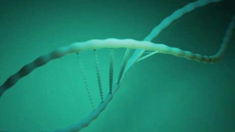 Moving dna helix in 3d. Design. Lines of... | Stock Video | Pond5