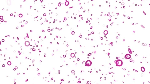 Moving Doughnut Shapes Particle Flow Ani... | Stock Video | Pond5