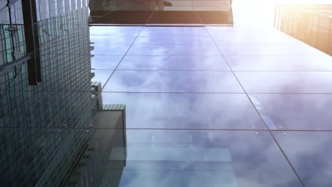 Moving elevator in modern commercial bui... | Stock Video | Pond5