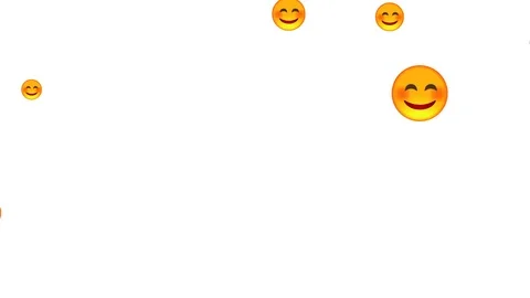 Moving Emoji Symbols, Emoticons, Smile I... | Stock Video | Pond5