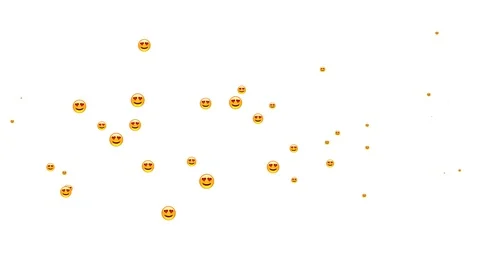 Moving Emoji Symbols, Emoticons, Smile I... | Stock Video | Pond5