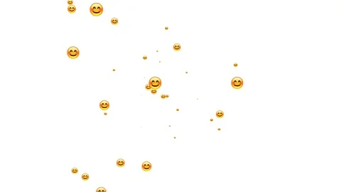 Moving Emoji Symbols, Emoticons, Smile I... | Stock Video | Pond5