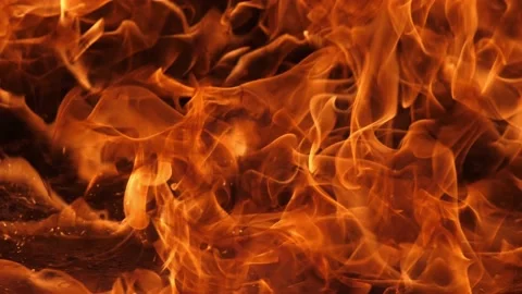 Moving fire burning pattern as backgroun... | Stock Video | Pond5