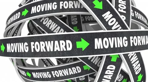 Moving Forward Progress Roads Words Futu... | Stock Video | Pond5