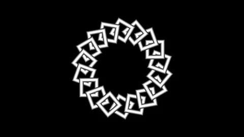 Moving geometric shapes | Stock Video | Pond5