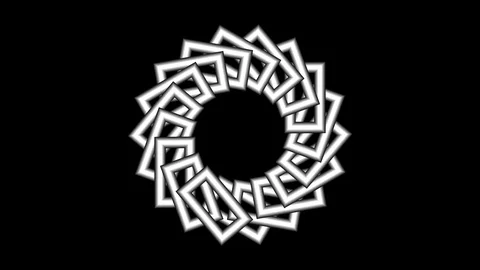 Moving geometric shapes | Stock Video | Pond5