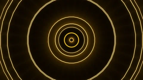 moving gold line, black background, loop | Stock Video | Pond5