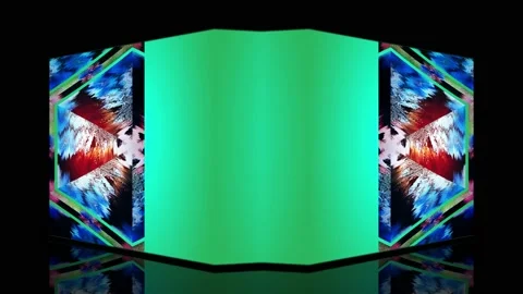 moving green screen with animated multic... | Stock Video | Pond5