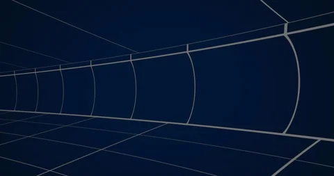 Moving grid lines on blue background 4k | Stock Video | Pond5