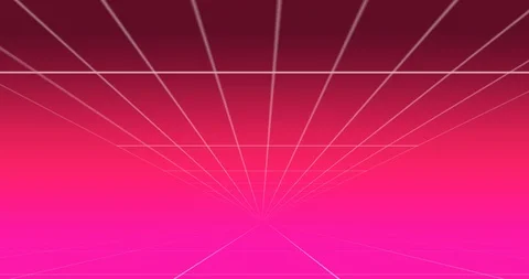 Moving grid lines on pink background 4k | Stock Video | Pond5