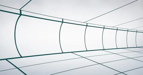 Moving grid lines on white background 4k | Stock Video | Pond5