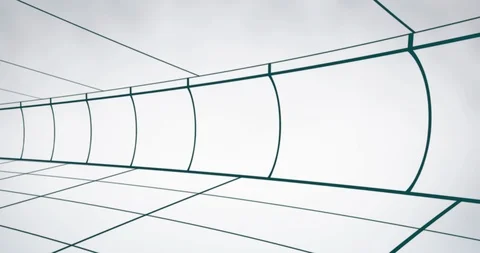 Moving grid lines on white background 4k | Stock Video | Pond5