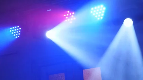Moving heads, Intelligent stage lighting... | Stock Video | Pond5