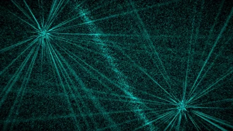 Moving light blue particles with light b... | Stock Video | Pond5