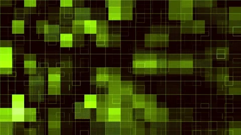 Moving light green color box pattern Dig... | Stock Video | Pond5