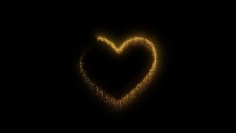 Moving Magical Light Effect, Heart Star ... | Stock Video | Pond5