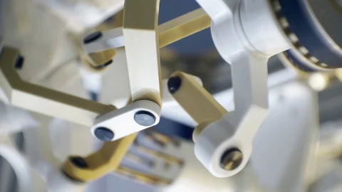 moving mechanical details of different s... | Stock Video | Pond5