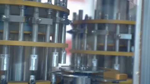 moving mechanical parts of different sha... | Stock Video | Pond5