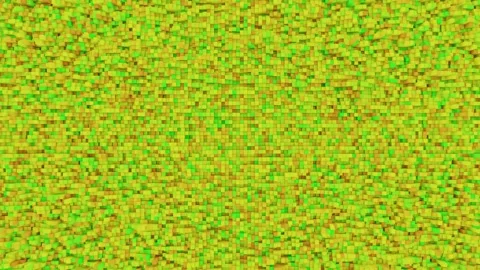 Moving orange to green colorful cubics p... | Stock Video | Pond5