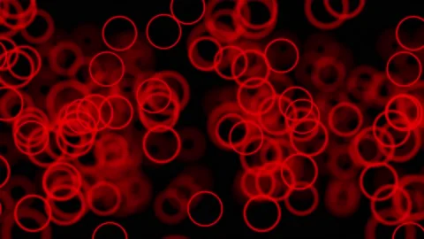 Moving Red circles with shallow focus ba... | Stock Video | Pond5