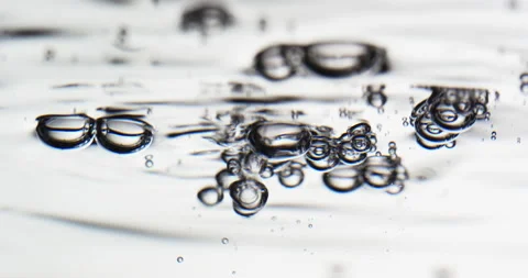 Moving Surface Of Water With Bubbles App... | Stock Video | Pond5