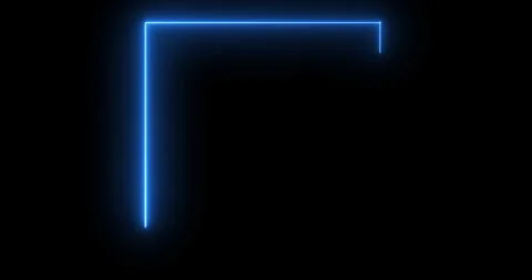 Moving tracing square frame border neon ... | Stock Video | Pond5