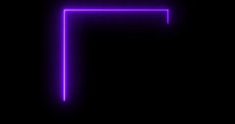 Moving tracing square frame border neon ... | Stock Video | Pond5