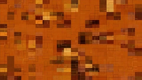 Moving yellow color box pattern Digital ... | Stock Video | Pond5