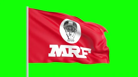 MRF Flag For Content Creators in Green S... | Stock Video | Pond5