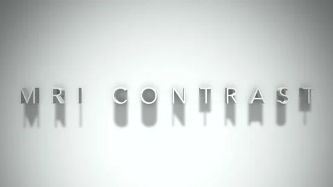 mri contrast 3D title animation white te... | Stock Video | Pond5