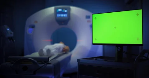 MRI Scan for Female Patient with Green S... | Stock Video | Pond5