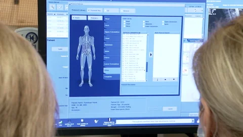 MRI scan screen animation. Computed medi... | Stock Video | Pond5