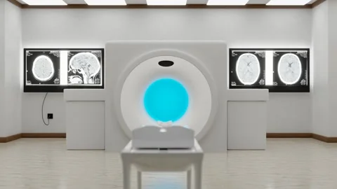 MRI scanner room. Magnetic Resonance Ima... | Stock Video | Pond5