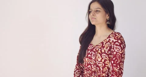 MS woman makes gestures, hand sign and e... | Stock Video | Pond5