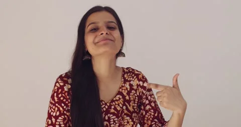 MS woman makes gestures, hand sign and e... | Stock Video | Pond5