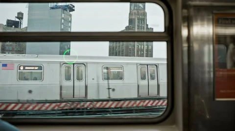 Subway Train Window Stock Video Footage | Royalty Free Subway Train ...
