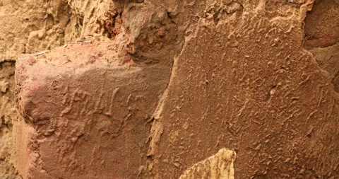 Mud wall Texture | Stock Video | Pond5