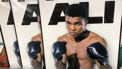 Muhammad Ali on the Cover of Boxing Maga... | Stock Video | Pond5