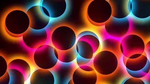 Multi Color Circle Moving Abstract Anima... | Stock Video | Pond5