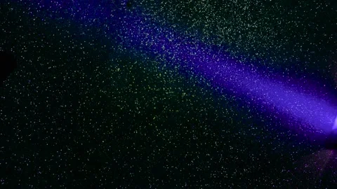 Multi-colored beams of light blink on a ... | Stock Video | Pond5