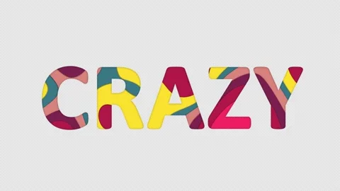 crazy icon text