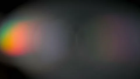 Multi-Colored Rainbow Light Flares Prism... | Stock Video | Pond5