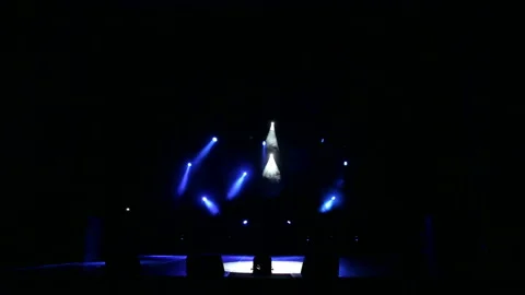 Multi-colored stage lights, light show a... | Stock Video | Pond5