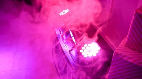 Multi-colored stage lights, light show a... | Stock Video | Pond5