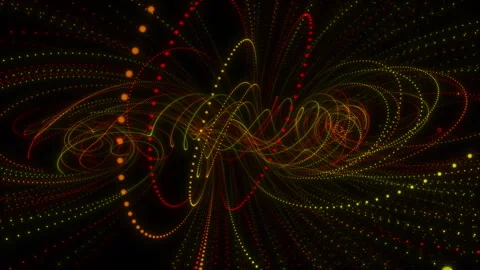 Multi-colored swirling tracks of particl... | Stock Video | Pond5
